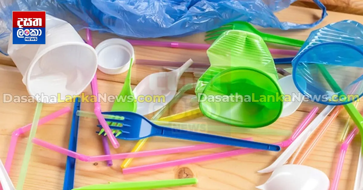 ප්ලාස්ටික් නිෂ්පාදන රැසකට තහනමක් | Dasatha Lanka News