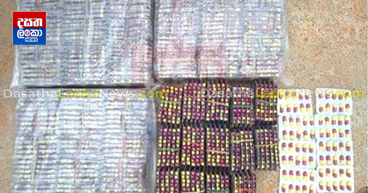 නීතිවිරෝධී මත්පෙති තොගයක් නාවික හමුදා භාරයට | Dasatha Lanka News