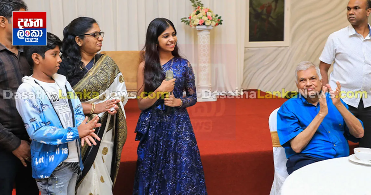 කිල්මීෂා උදයශීලන් ජනපති හමුවෙයි (ඡායාරූප) | Dasatha Lanka News